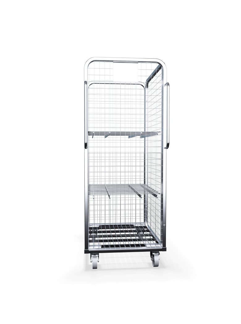 Three Sided Merchandise Picking Trolley - Palletower