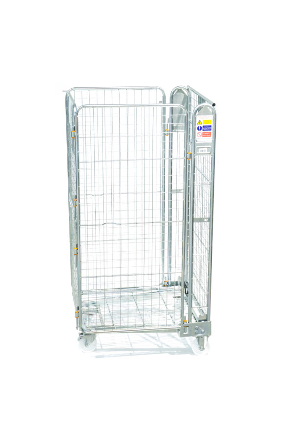 Four Sided Roll Pallet With Split Gate | Palletower